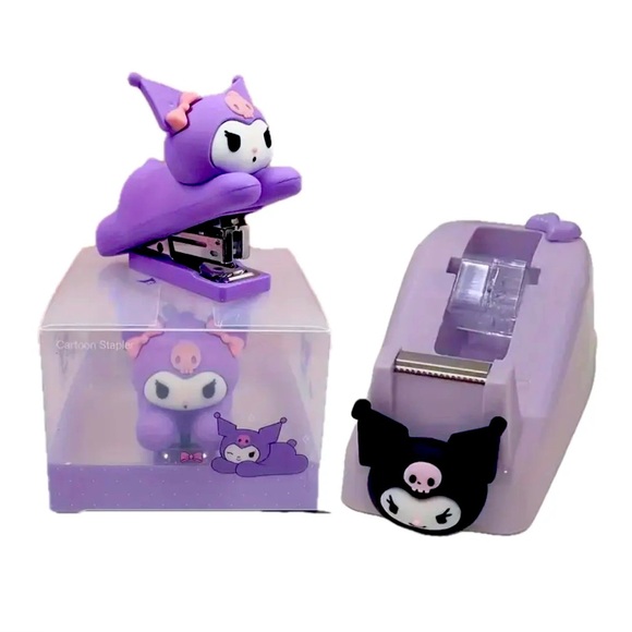 Sanrio | Office | Nib Kuromi Stapler And Tape Dispenser Set | Poshmark